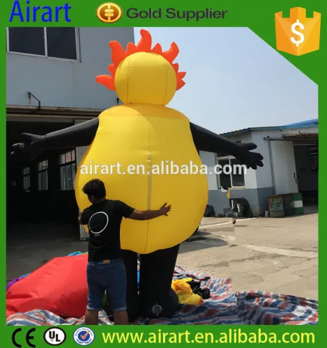Custom Cartoon Costume Walking Inflatable Sun, Lovely Inflatable Sun ...