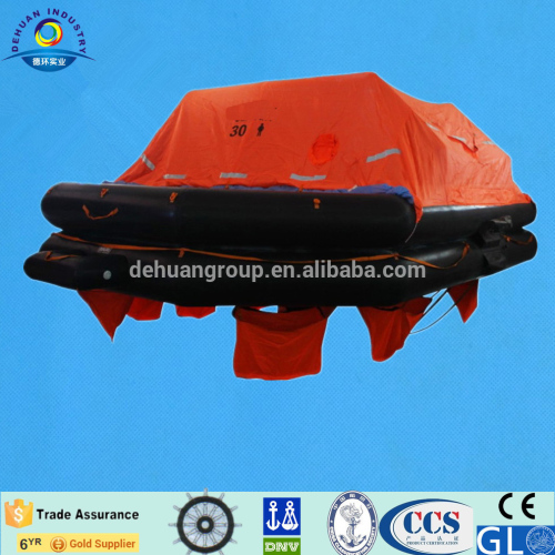 Ec Approved Inflatable Life Raft For 30 Person, High Quality Ec ...