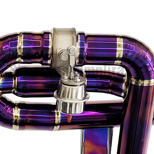Burnet Purple Lamborghini Gallardo 04-08 F1 Spec Ti X-pipe Exhaust With ...