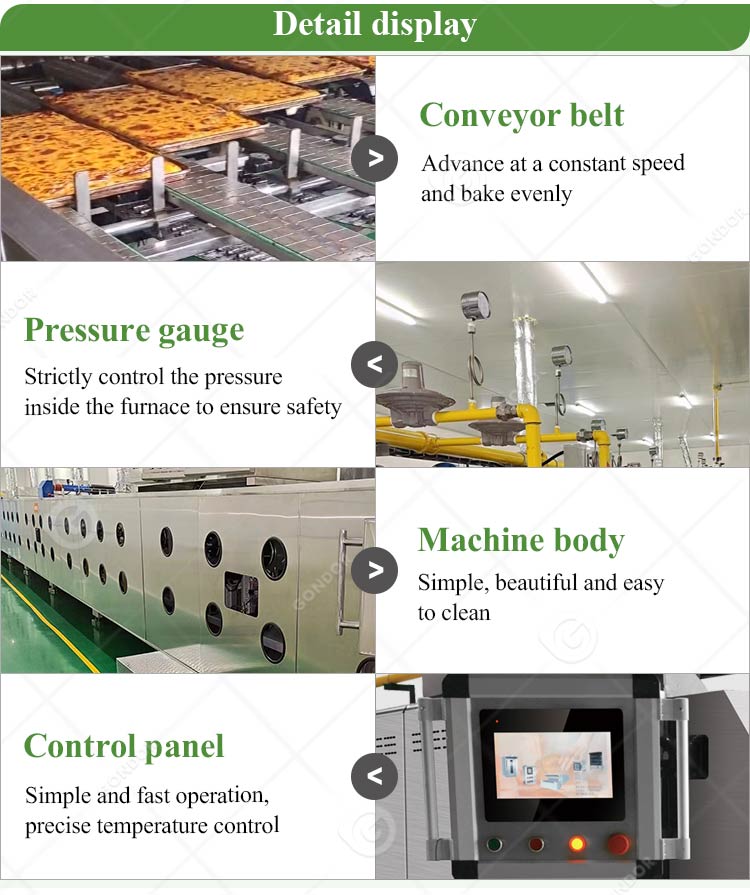 Continuous Curing Oven Tunnel Conveyor Belt Pizza Oven With Coconut ...