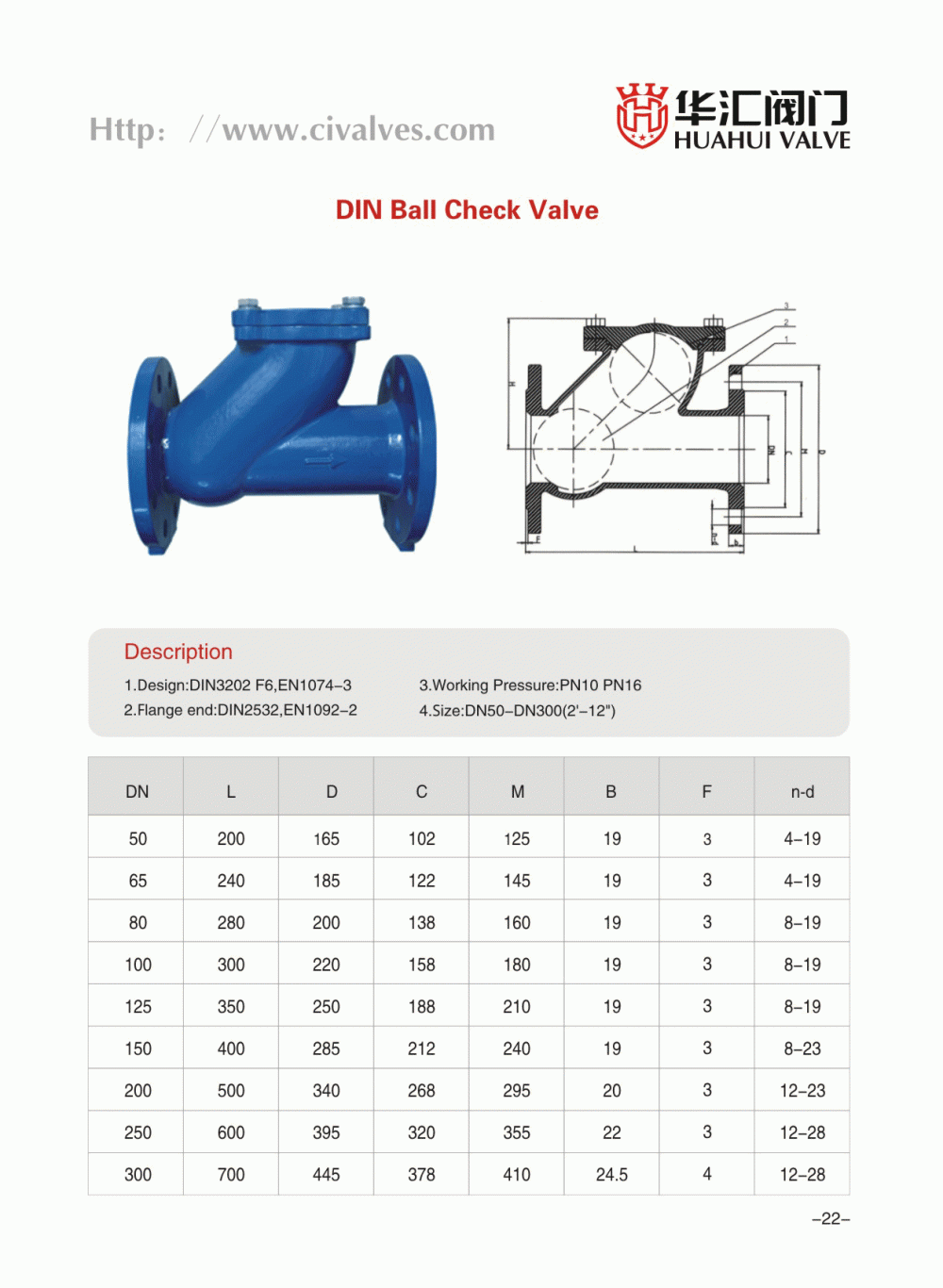 Cast Iron Ball Check Valve With Rubber Ball, High Quality Cast Iron ...