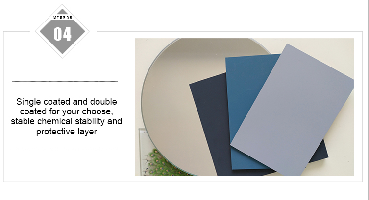 Standard Large Size Frameless Acid Etched Frosted Bronze Mirror, High ...