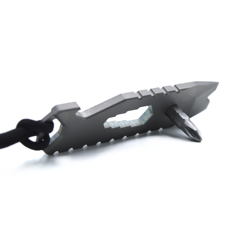 Titanium Edc Multi Tool Crowbar Keychain Spanner คุณภาพสูง Titanium Edc ...