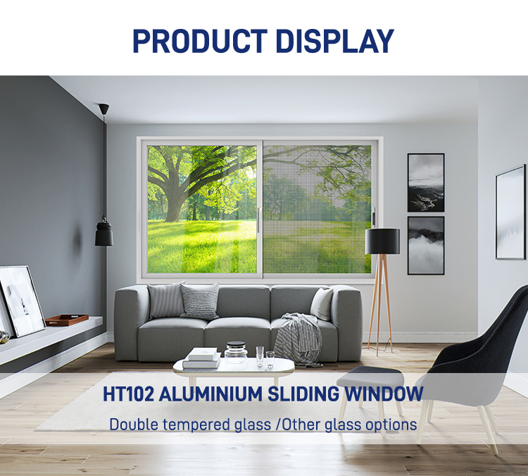 Australian Standard As2047 Double Glass Aluminium Sliding Windows, High ...
