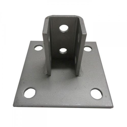 Gray Steel Square Strut Channel Post Base, High Quality Gray Steel ...