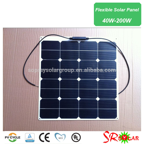 Sunpower Flexible Thin Film Solar Panel 80w, High Quality Sunpower ...