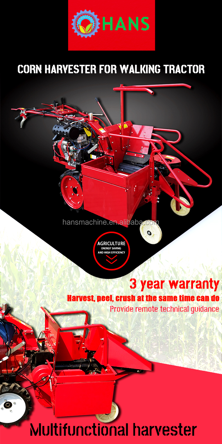 Mini Self-walking Corn Harvester & Reaper, High Quality Mini Self ...
