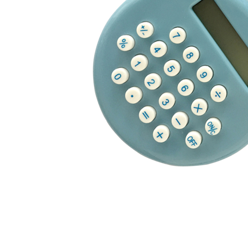 8 Digital Mini Circular Calculator With Key Chain, High Quality 8 ...