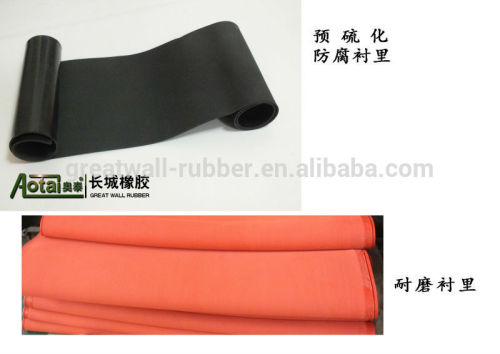 Corrosion Proof Rubber Liner Chemical Resistant Rubber Linings, High ...