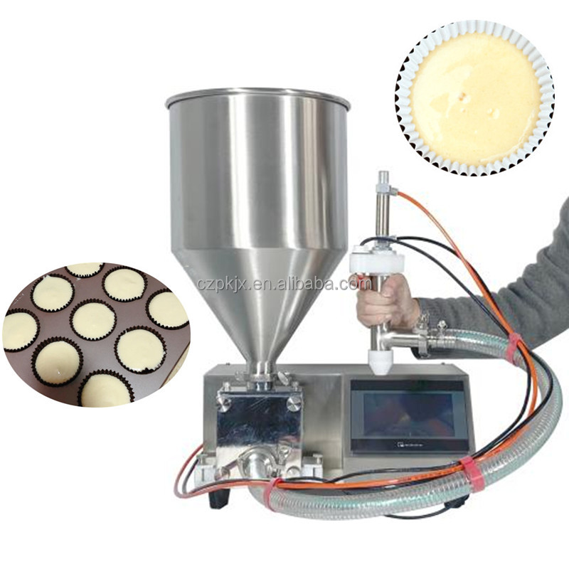 Chocolate Jam Cream Donut Cake Injection Filler Machine, High Quality ...