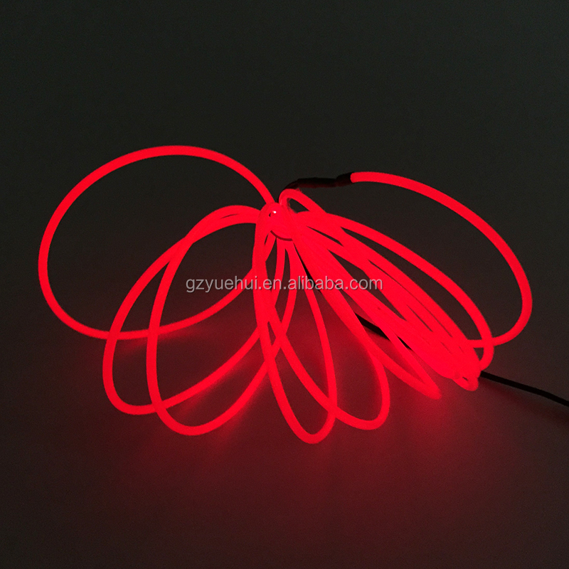 20 Meter Flexible El Wire Led Neon Thread - 10 Color Options, 3.2mm ...