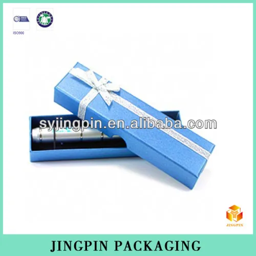 Customized Blue Paper Board Pen Packaging Box, High Quality Customized ...