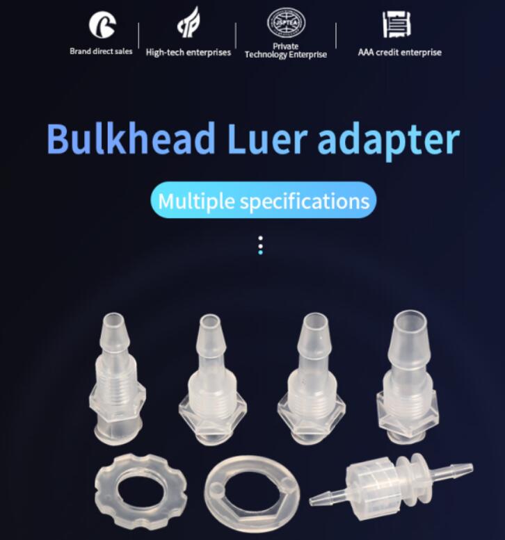 Medical Luer Lock Connectors Bulkhead Fittings For Lab Equipment ...