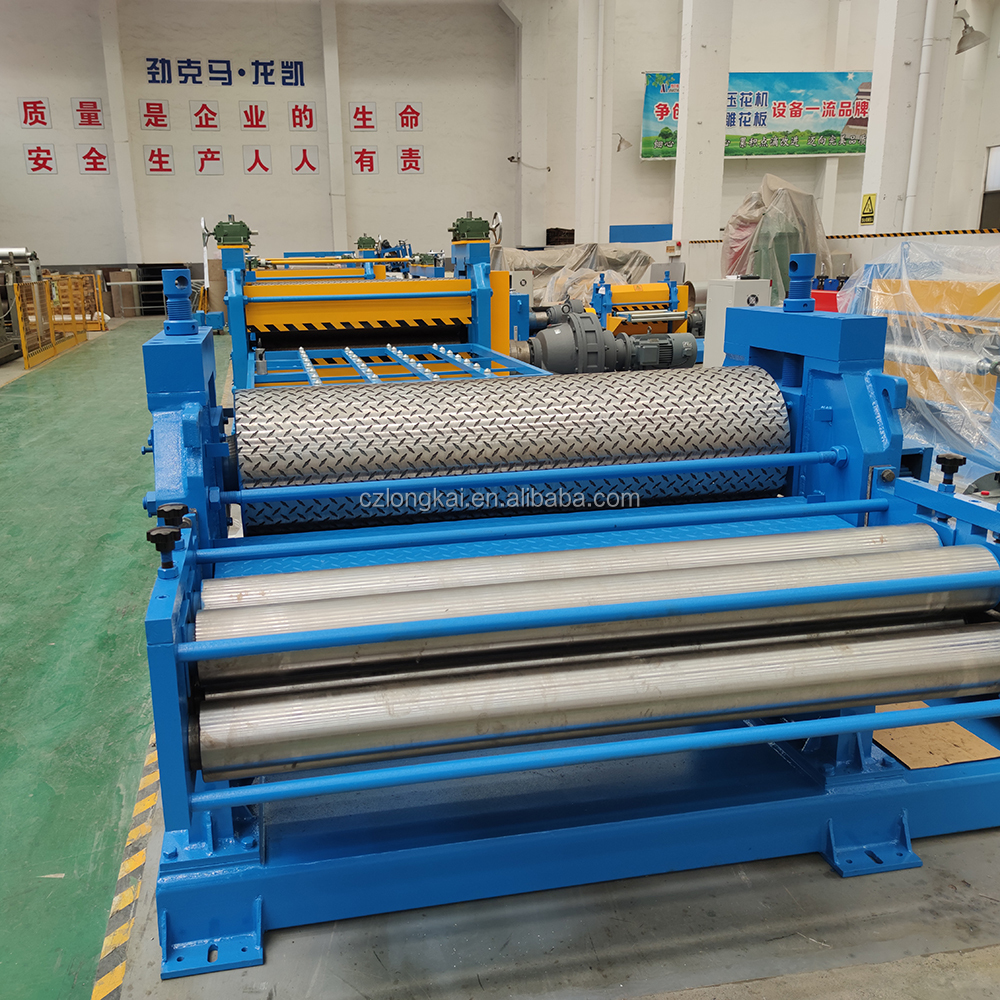 Checkered Plate Embossing Machine With Leveling Roller, High Quality ...