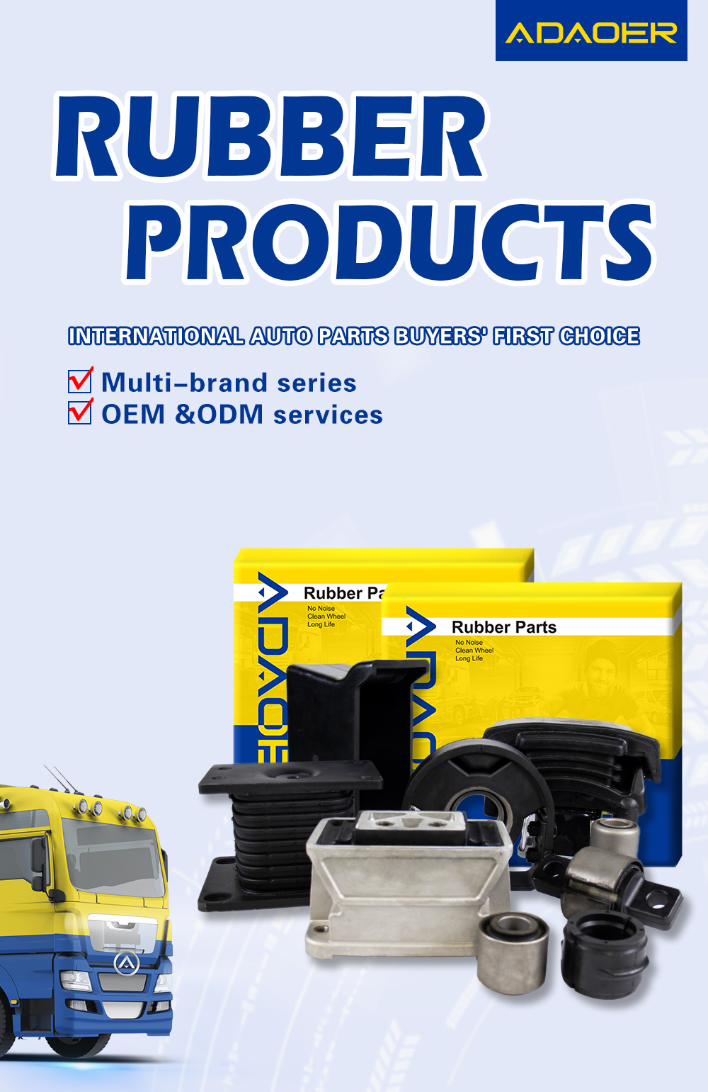 Mercedes-benz Atego Axor Ng Sk Center Bearing Rubber Parts Iron Metal ...