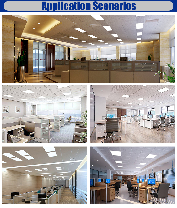 40w 2 Color 60x60 Led Panel Light 4000lm 30000h 6000k Ceiling Light ...