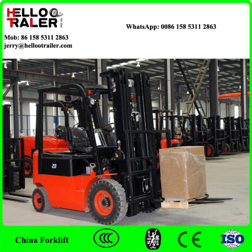 충전기가있는 전기로 작동되는 2 톤의 배터리 구동 포크 리프트 의 고품질 충전기가있는 전기로 작동되는 2 톤의 배터리 구동 포크 리프트