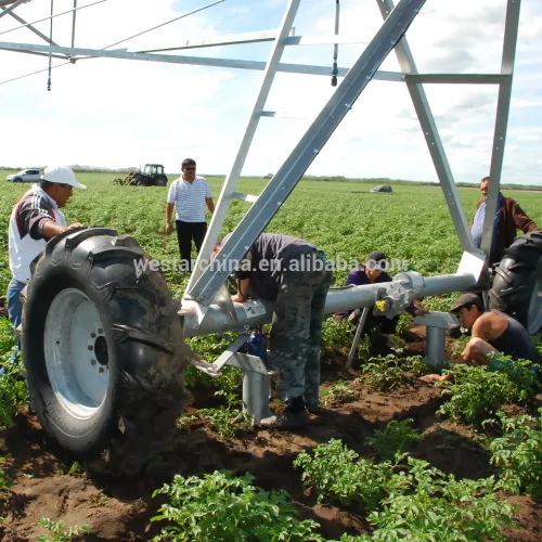 Water Saving Diesel Engine Drive Center Pivot Irrigation System Used ...
