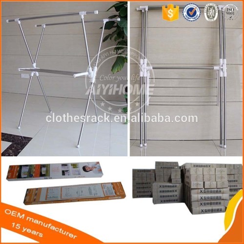 Folding Clothes Rack Space Saving Diy Folding Clothes Rack, High ...