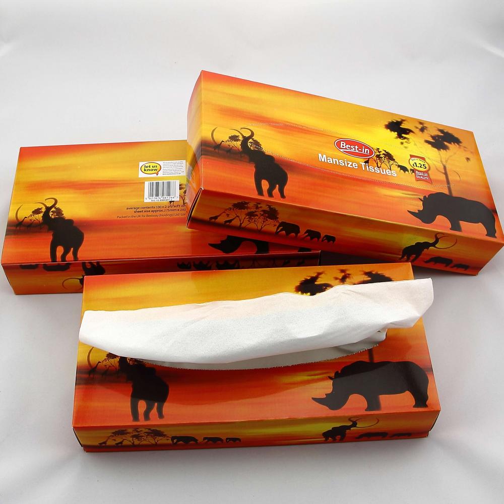 Mansize Box Facial Tissue, High Quality Mansize Box Facial Tissue on ...