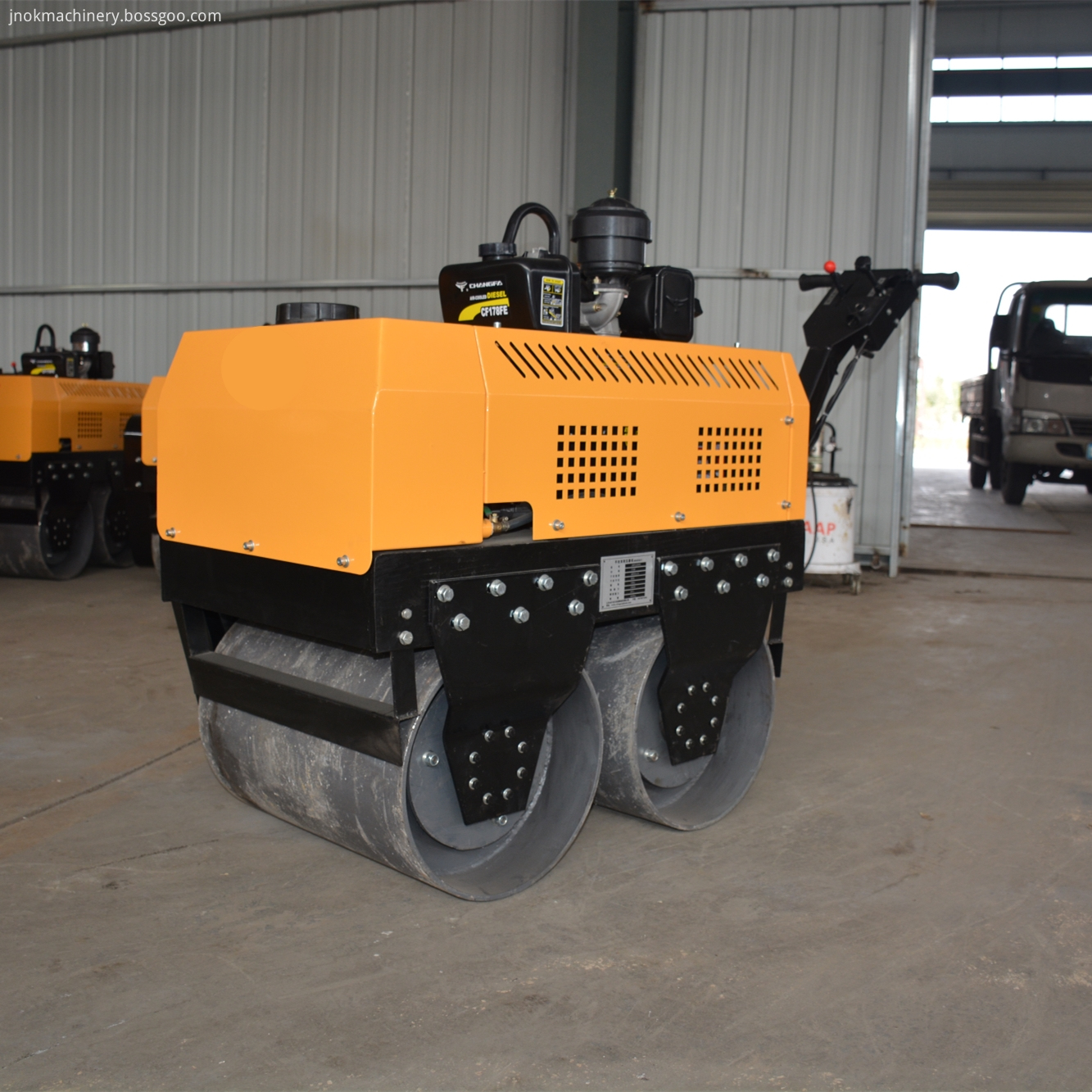 Small Walk Behind Single Wheel Road Roller Compactor, High Quality ...