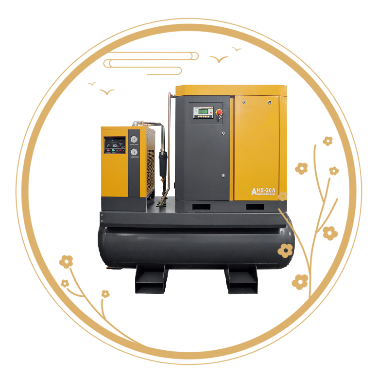 All-in-one Air Compressor: 7.5 Kw, 11 Kw, 15 Kw Screw Compressor, High ...