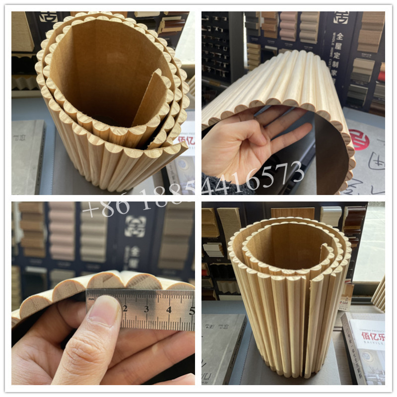 Solid Pine Wood Flexible Bendable Curved Wall Panel, High Quality Solid ...