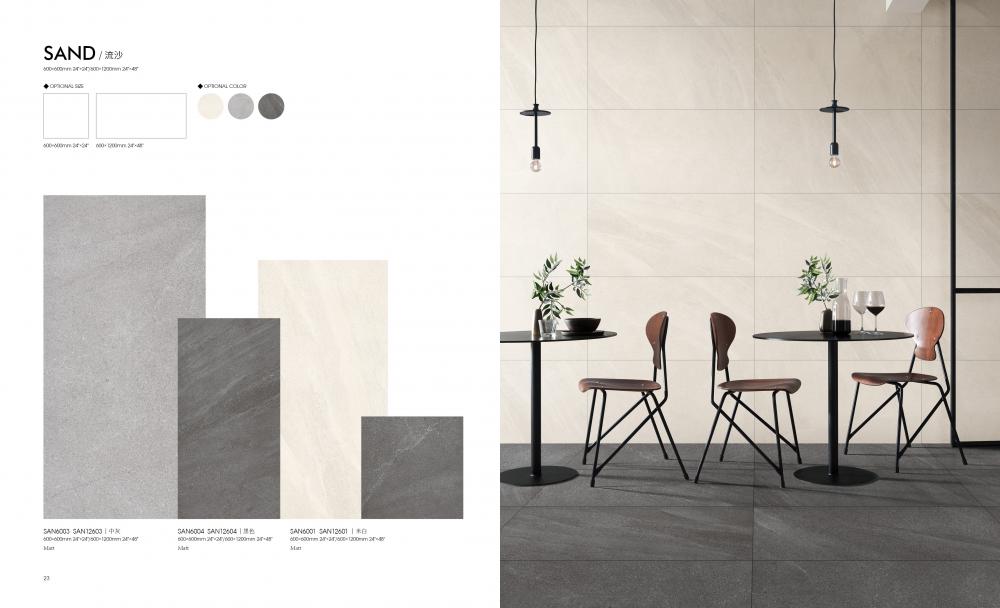 Parcos Floor Tile Sand Stone Glazed Procelain Tile, High Quality Parcos ...