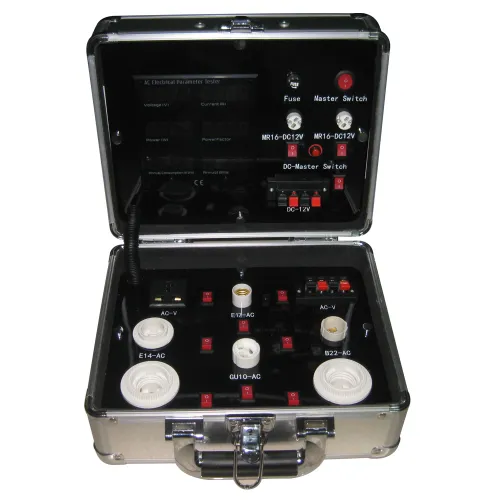 Mini Led Demo Case With E27/e14/gu10/mr16/g4/g9 Sockets, High Quality ...