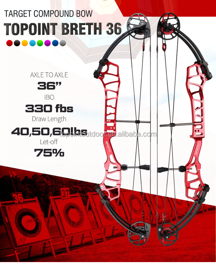 Topoint Archery 36 Inch Target Compound Bow: Versatile Shooting Bow For ...
