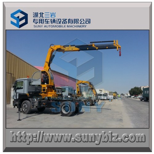 12 Ton Articulated Boom Crane 15 Meters Working Height, High Quality 12 ...