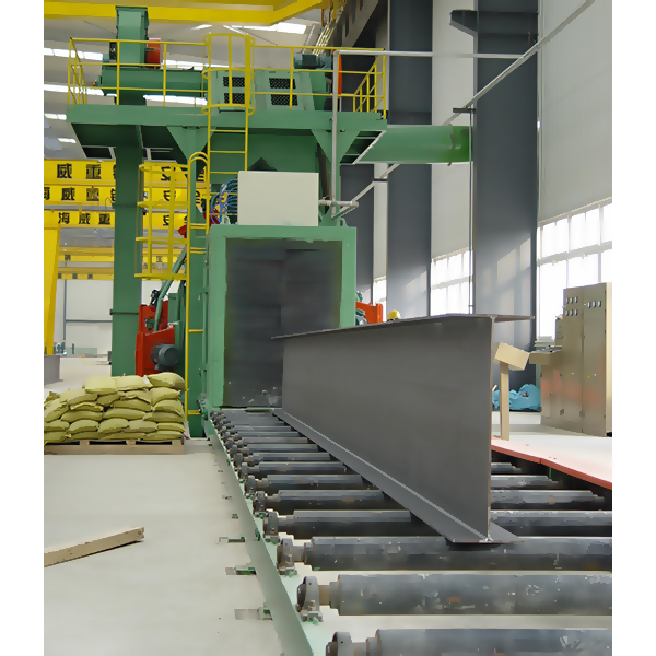 Q69 Automatic Steel Sheet Metal Shotblast/sandblast Cleaning Machine ...