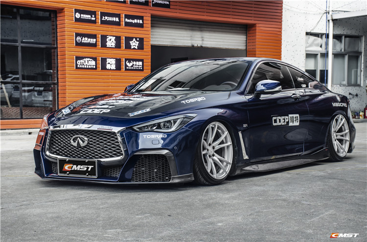 Project Black S Style Body Kit For Infiniti Q60 - Front And Rear ...
