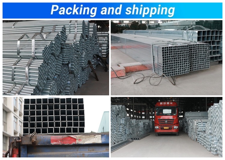 140x50 Mm Deep Hot Thread Steel Pipe 60mm 8*4 2x4 Erw Dip 24 Galvanized ...