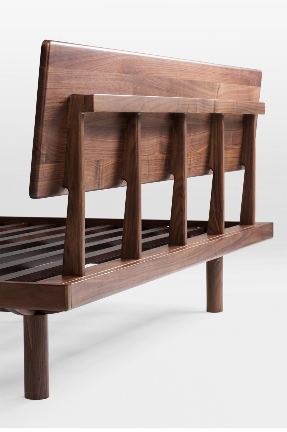 Fas Walnut Solid Wood Bed, High Quality Fas Walnut Solid Wood Bed on ...