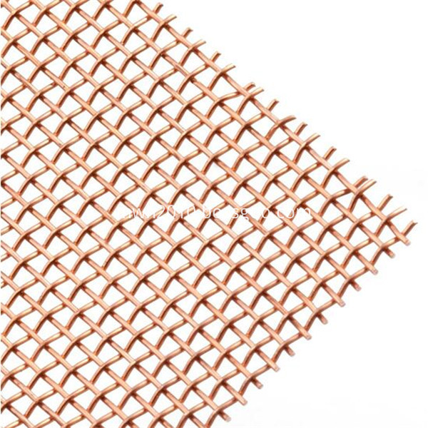 Woven Wire Mesh In Copper Material, High Quality Woven Wire Mesh In ...