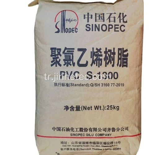 Çin Sinopec Marka Etilen Esaslı PVC Reçine S1300 K71 Üreticiler