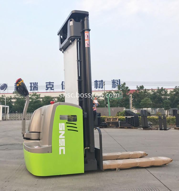 Walk-behind แบตเตอรี่ Stacker 1500kg คุณภาพสูง Walk-behind แบตเตอรี่ ...