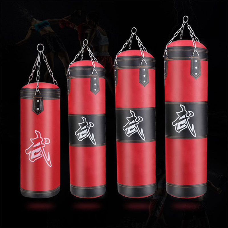 Boxing Punchbag Empty Boxing Sand Bag Hanging Kick Sandbag Boxing ...