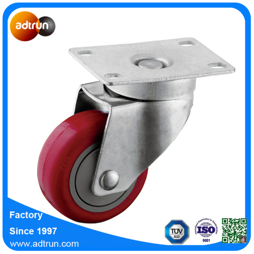 3-inch Precision Ball Bearing 100kg Loading Capacity Tpu Caster Wheels ...