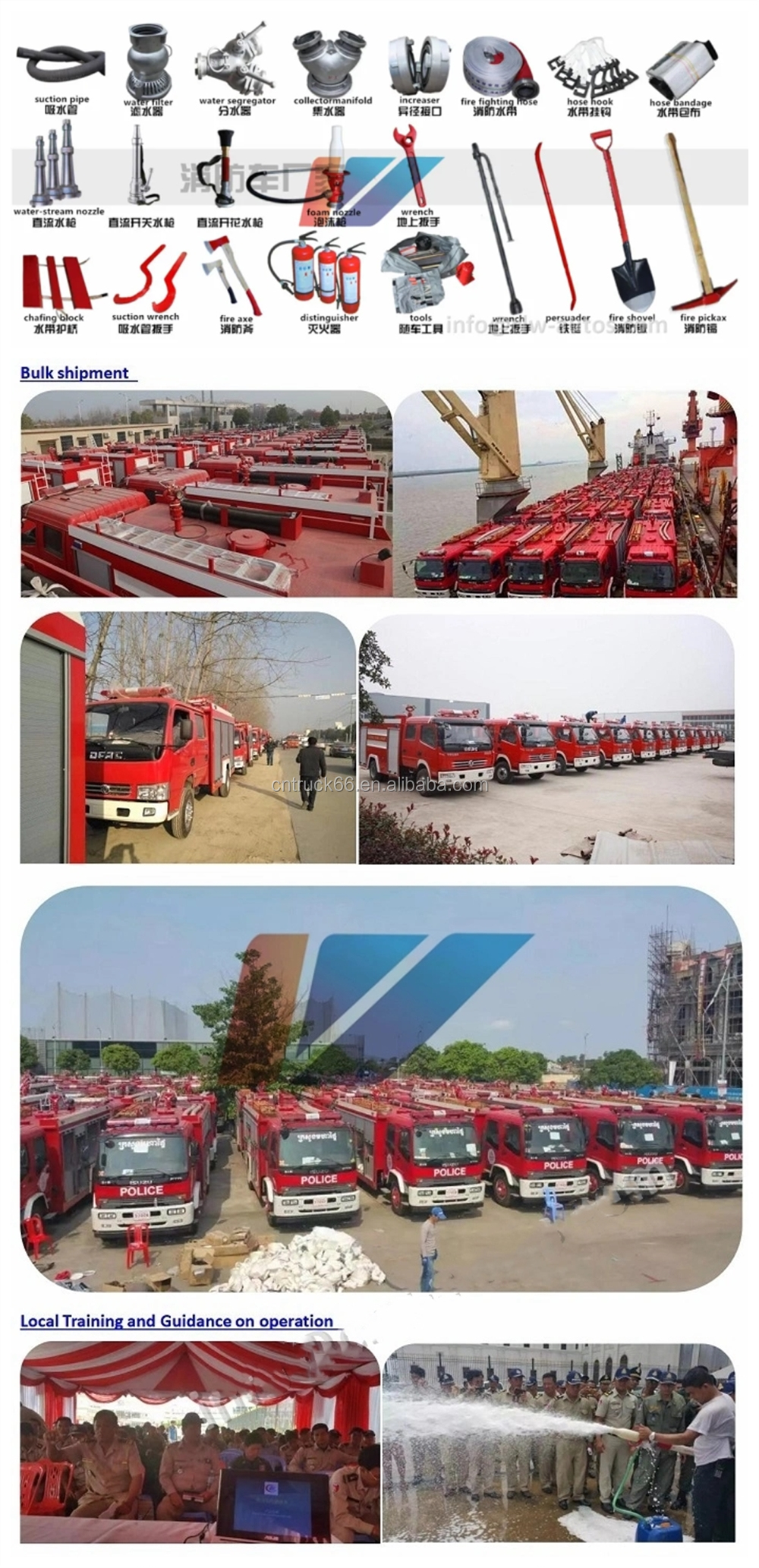 Japanese Isuzu Emergency Rescue Fire Vehicle Fvr 240hp 5tons Crane ...