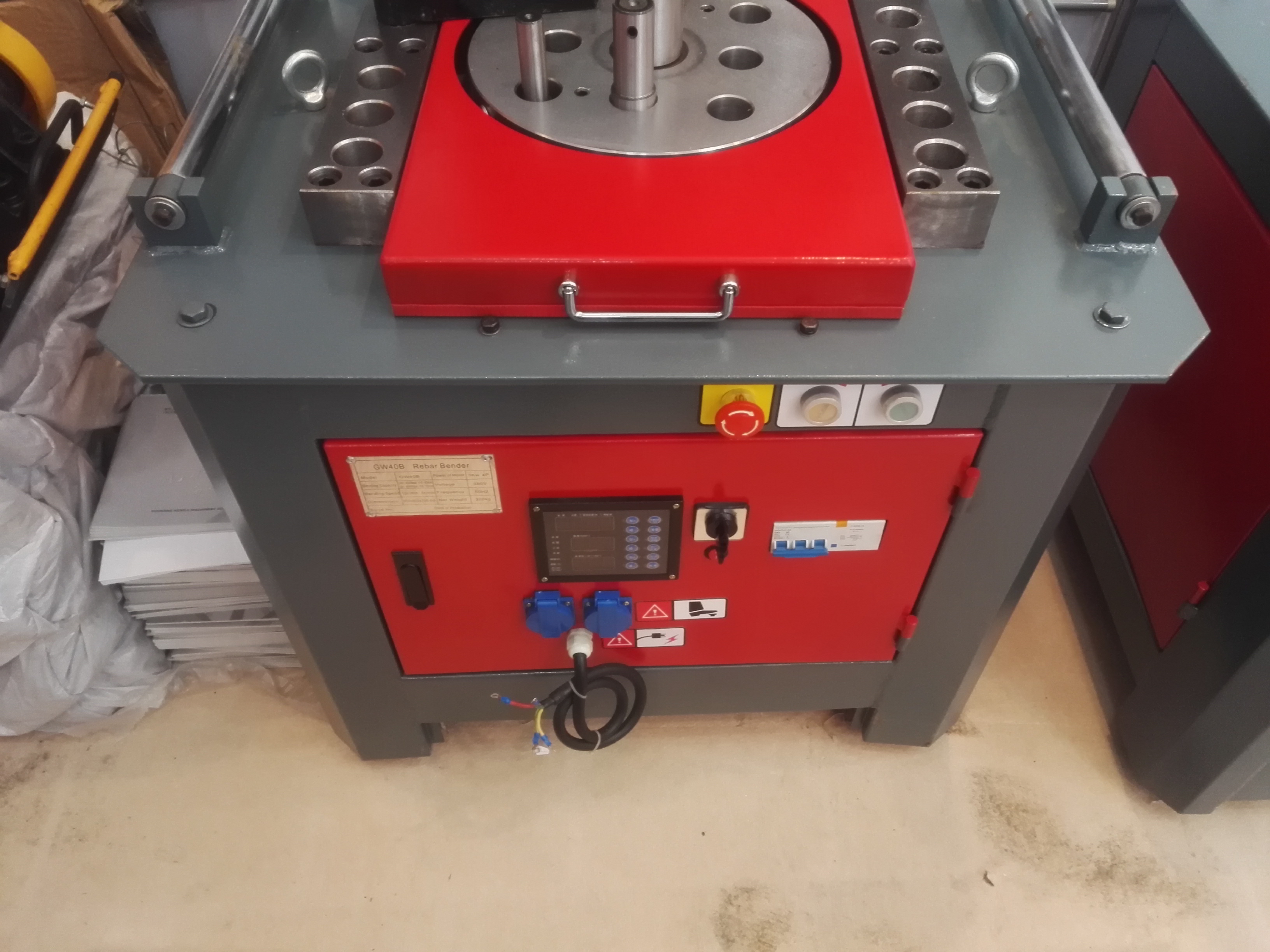 Gw50bp Gw50b-2 Rebar Bender: Deformed Steel Rod Bending Machine With ...