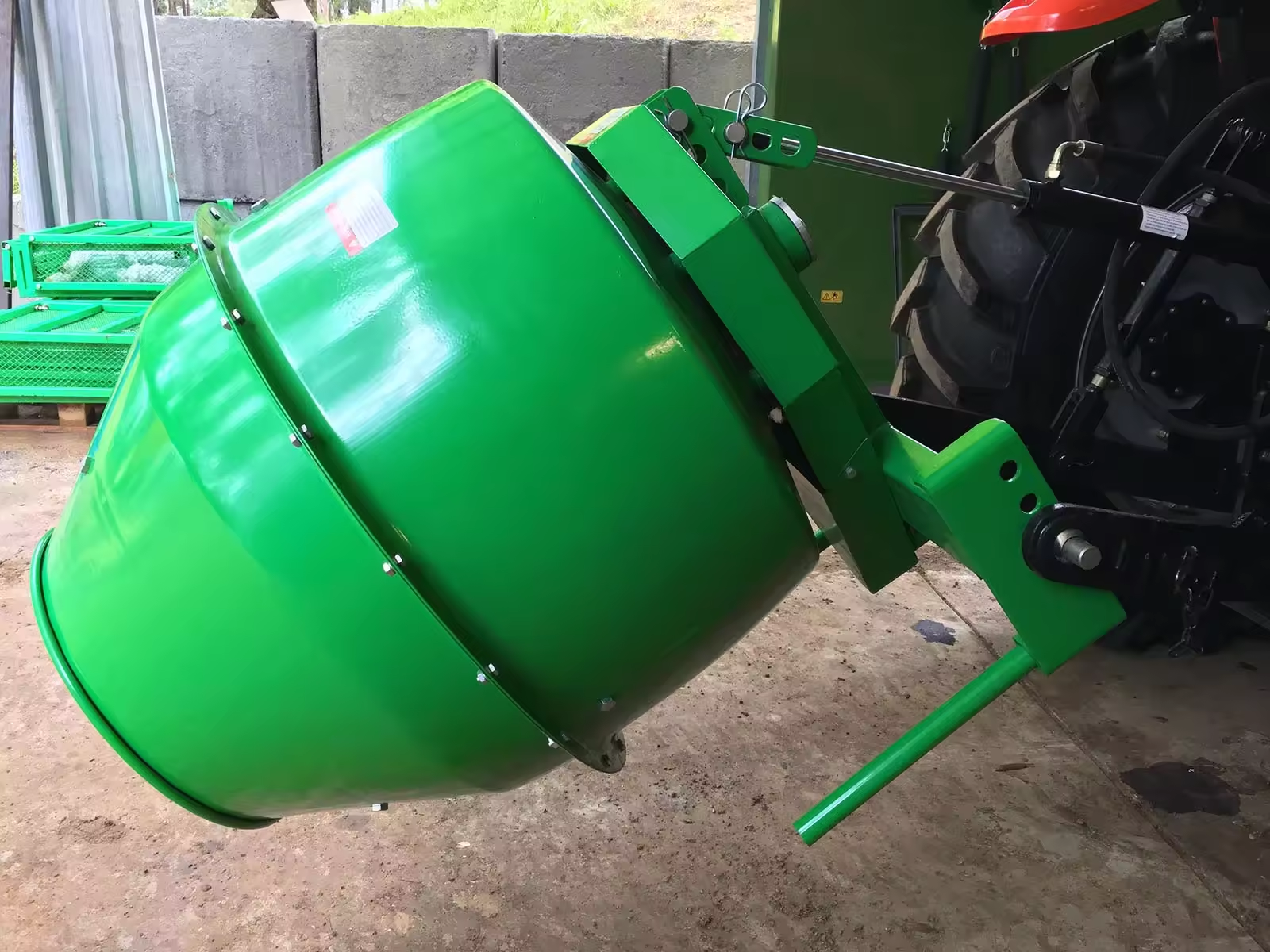 Pto Mounted Tractor Cement Mixer 3 Point Implements, High Quality Pto ...