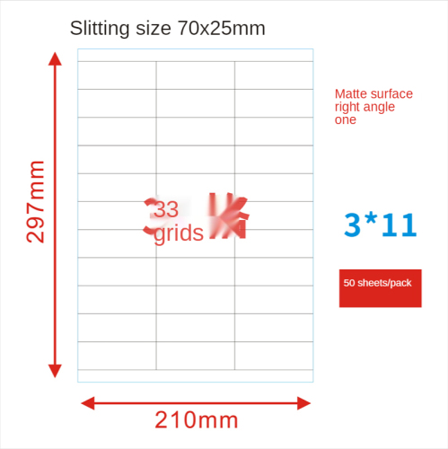 33 Grid A4 Adhesive Accept Custom, High Quality 33 Grid A4 Adhesive ...