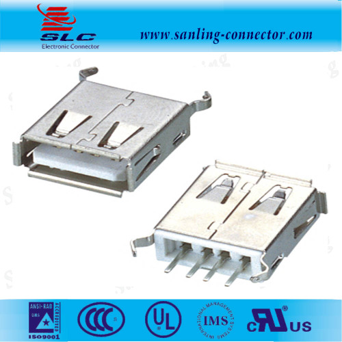 5pin Female Vertical Usb Connector, High Quality 5pin Female Vertical ...