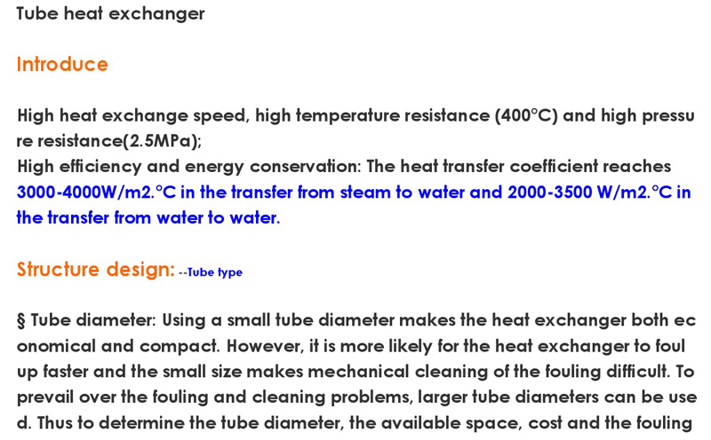 Asme S316 Shell & Tube Preheater - Tubular Shell Heat Exchanger, High ...
