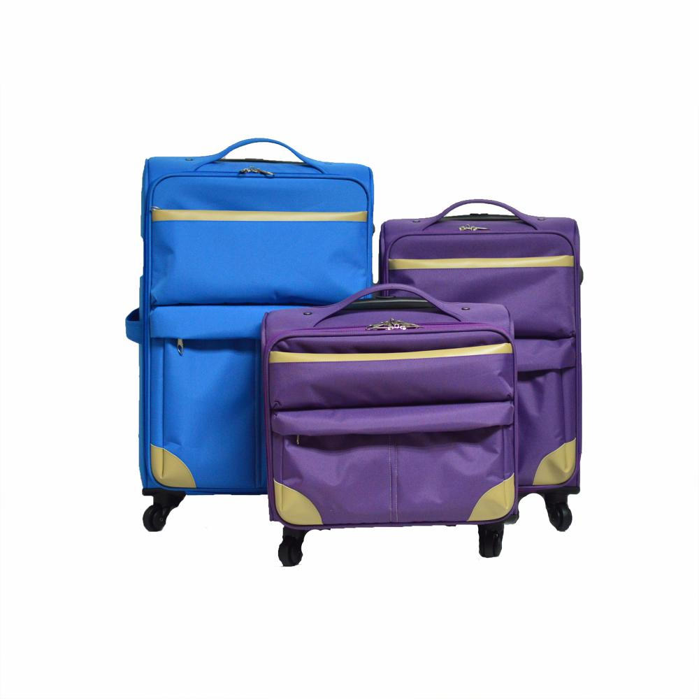 Spinner Wheel Soft Trolley Case 3 Pcs, High Quality Spinner Wheel Soft ...