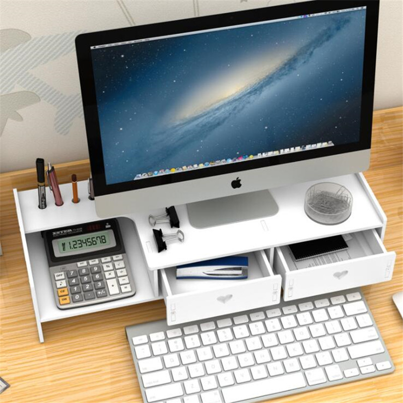 Pvc Monitor Stand Riser Storage Organizer, High Quality Pvc Monitor ...
