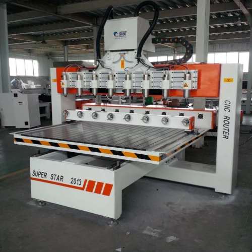 Multi-head Cnc Router Eight Rotary Device Machine, High Quality Multi ...