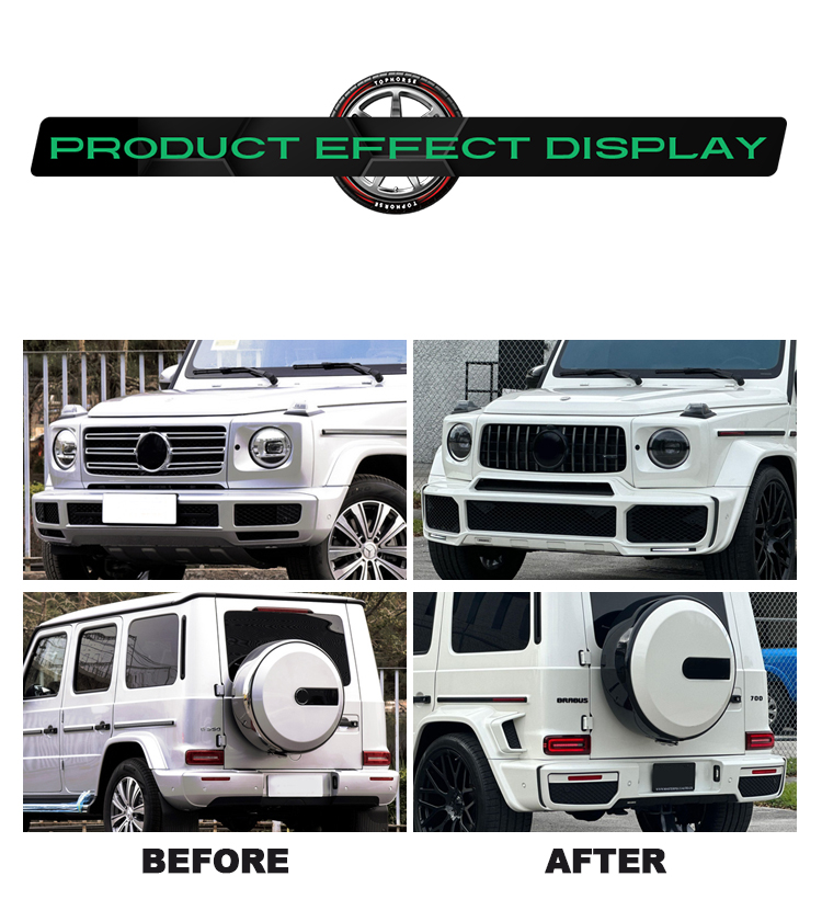 Brabu-s Body Kit For G-class W463a Bumper Fender Flare Grille, High ...